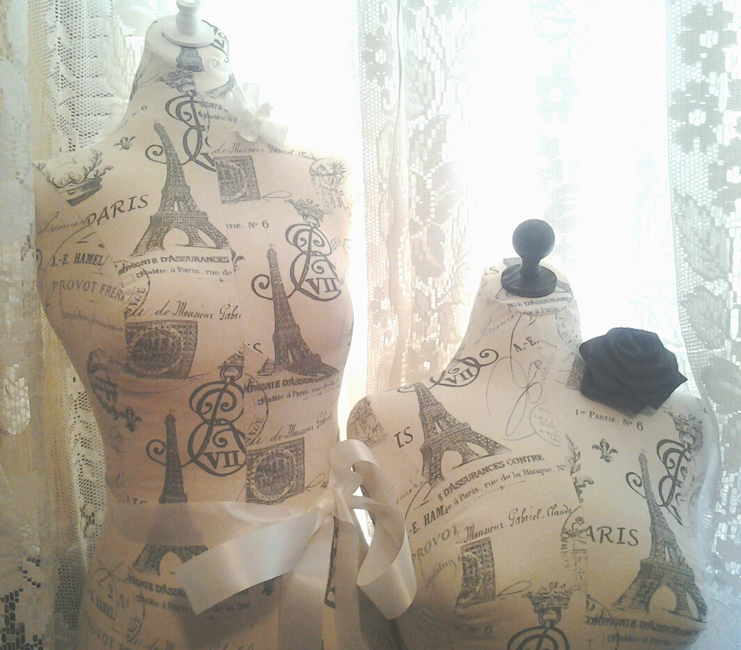 Boutique Dress Form, Bust To The Waist Set. Life Size Torso Great For ...